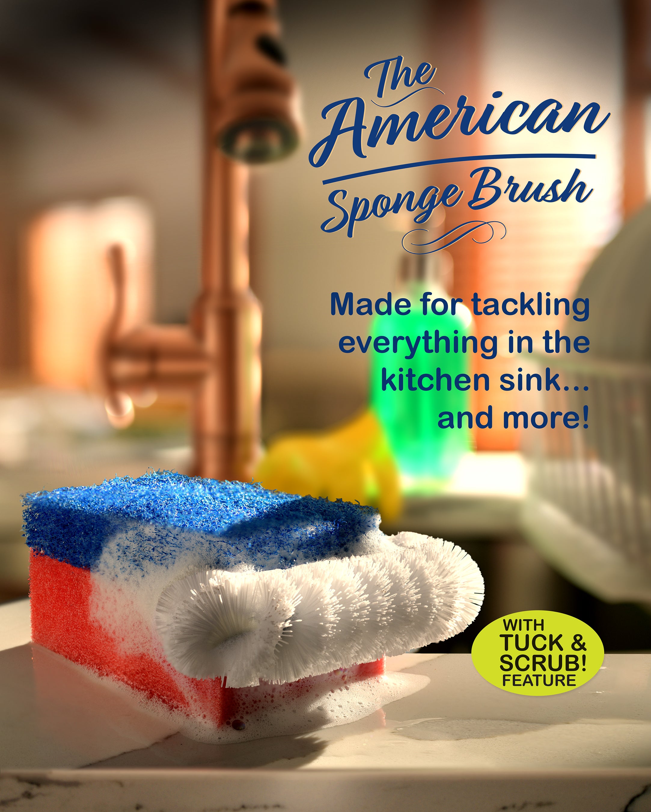 B360C - The American Sponge Brush – Brushtechbrushes